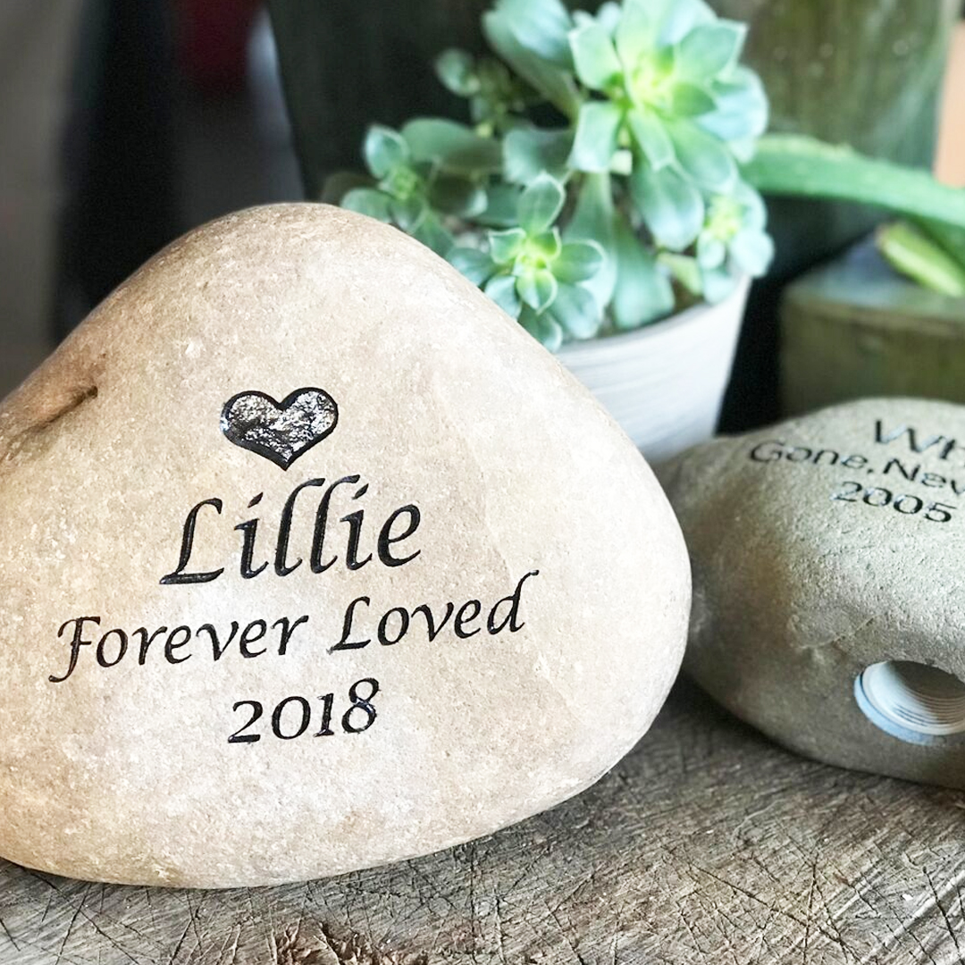 Large Tumbled Riverstone | Pet Rest Cremations
