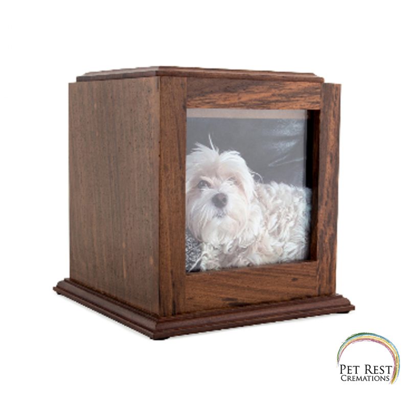 Ashes Wooden Photo Box | Pet Rest Cremations