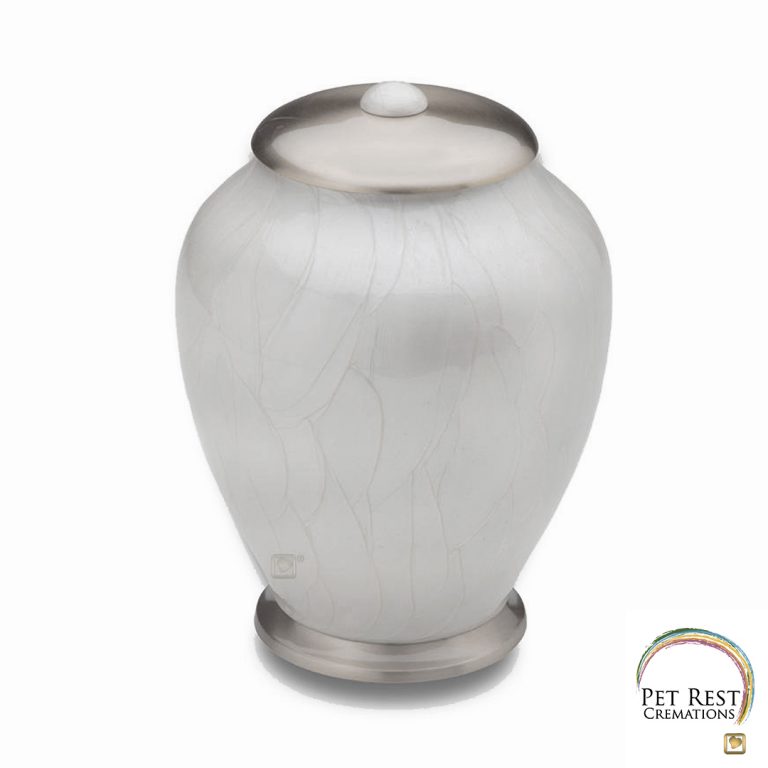 Simplicity Pearl Urn | Pet Rest Cremations
