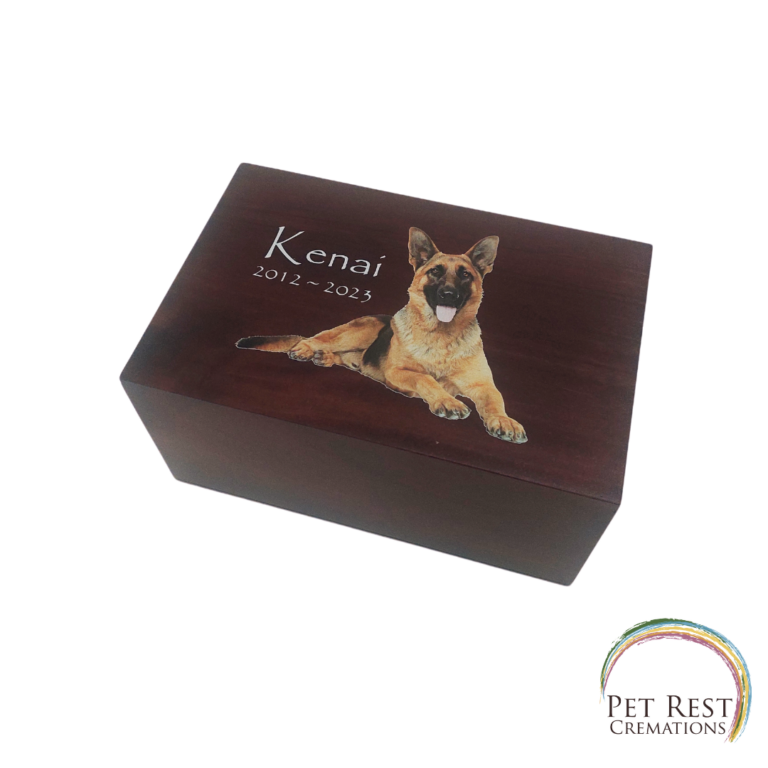 Custom image Timber Box | Pet Rest Cremations